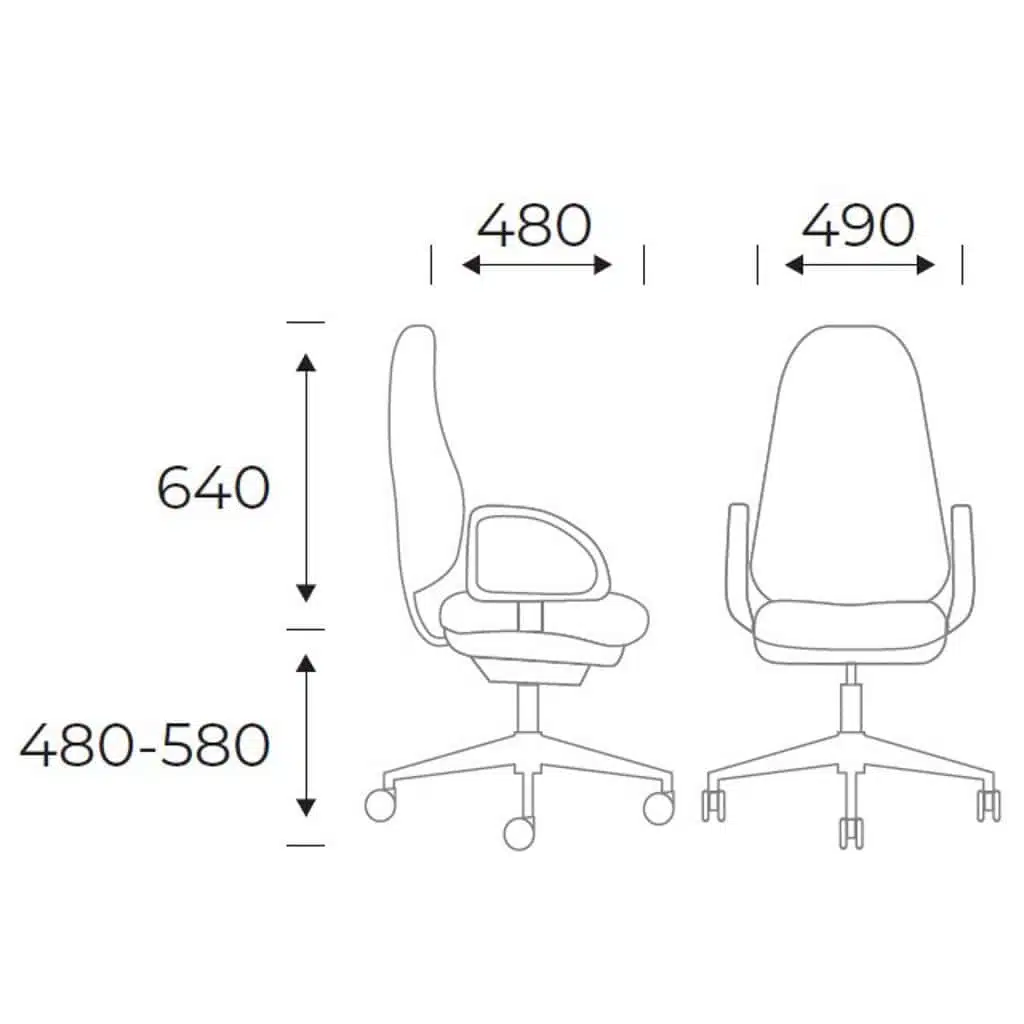 TICK Operator Chair | Desk Chair | 5 Year Warranty