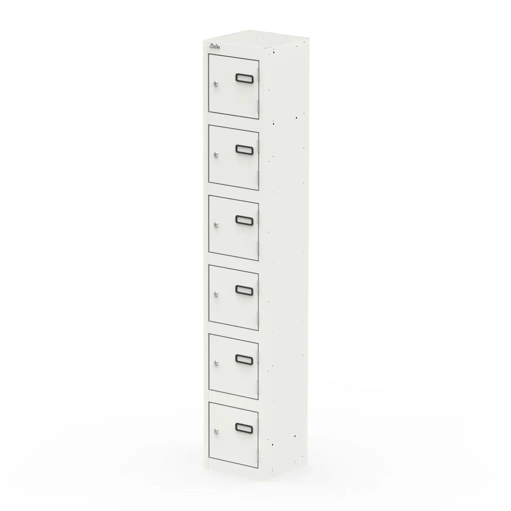 QUBE 6 Door Steel Locker | Storage Lockers | 5 Year Warranty