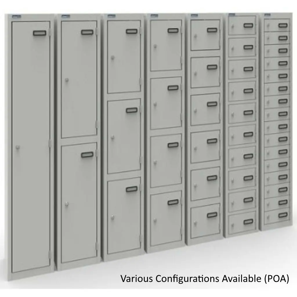 QUBE Single Door Steel Locker | Storage Lockers | 5 Year Warranty